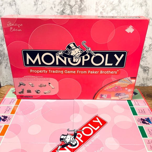 Monopoly | Games | Monopoly Limited Edition Boutique Edition Pink Board ...